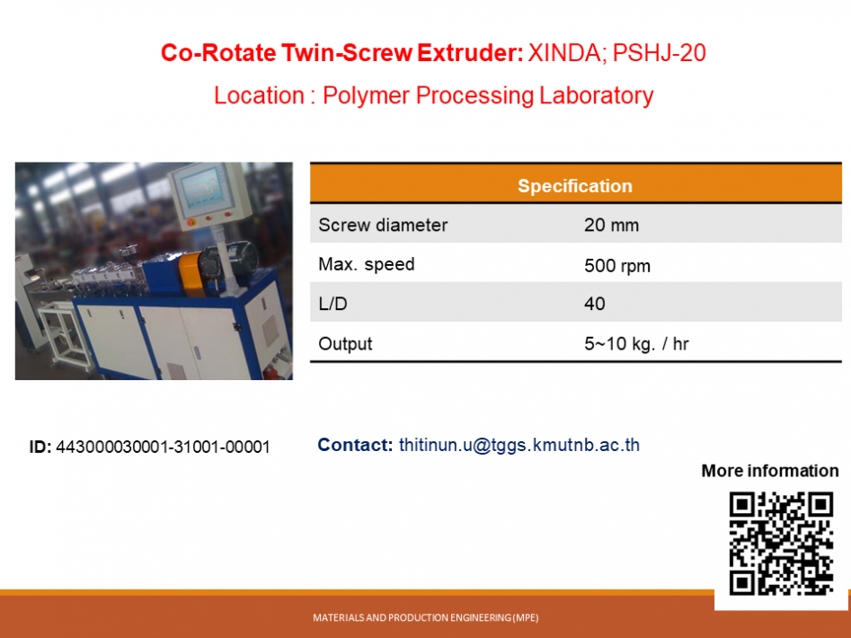 INSTRUMENT SERVICES – Materials and Production Engineering
